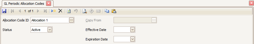 Periodic Allocation Codes